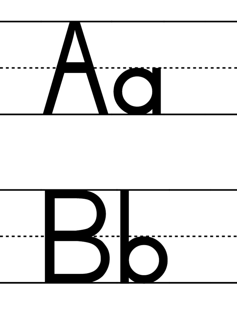 Plain Alphabet Posters | PDF