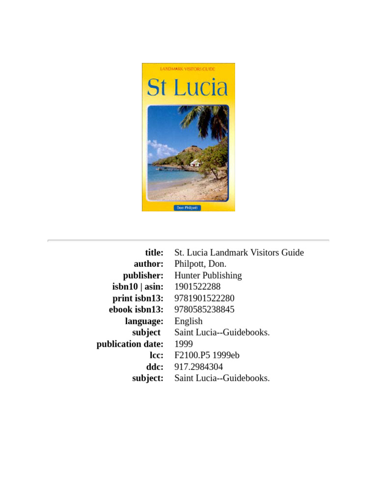 St. Lucia (Landmark Visitors Guides Series) (Don Philpott) (Z-lib.org ...