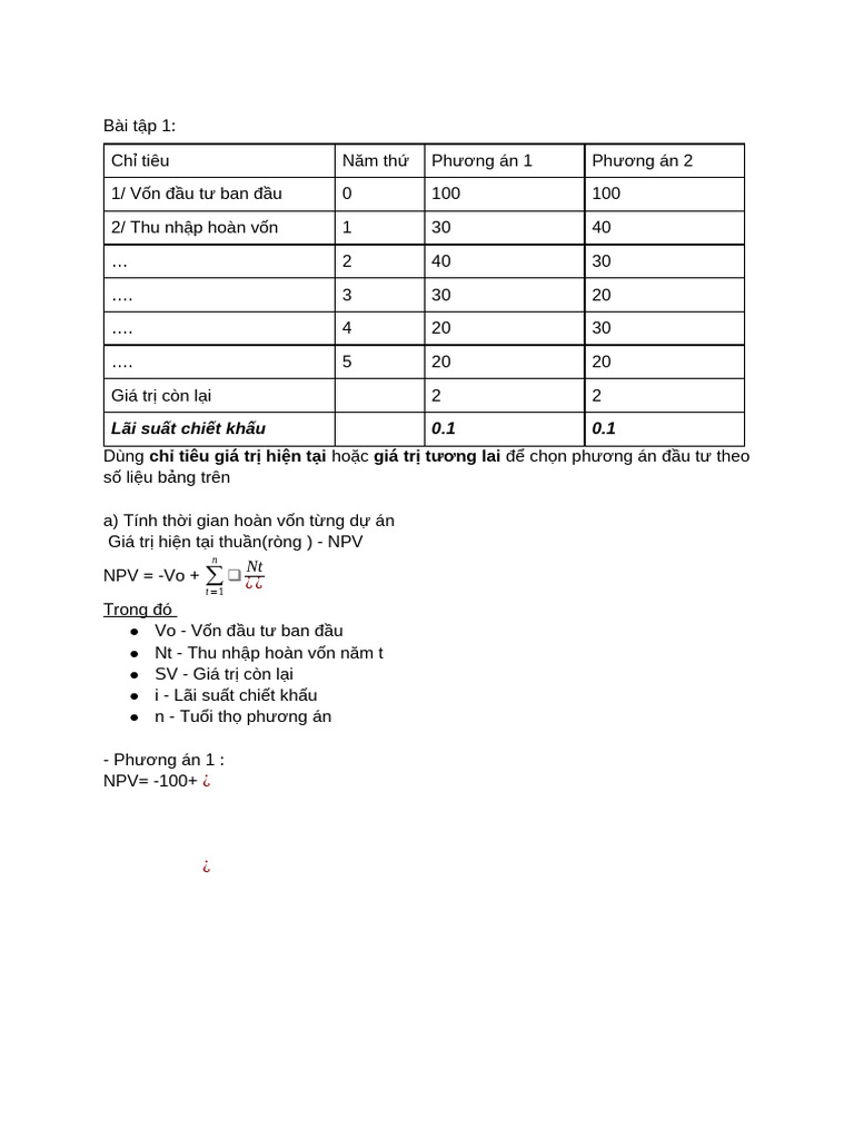 Bài tập QLDA | PDF