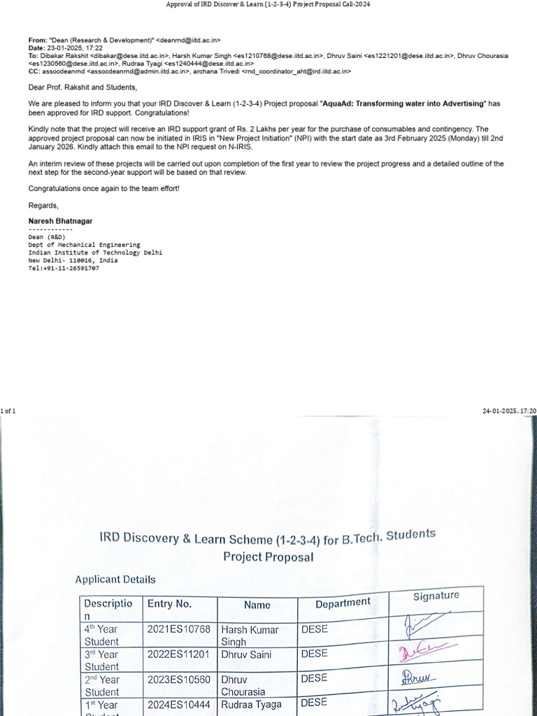 5060 Sanction Letter | PDF