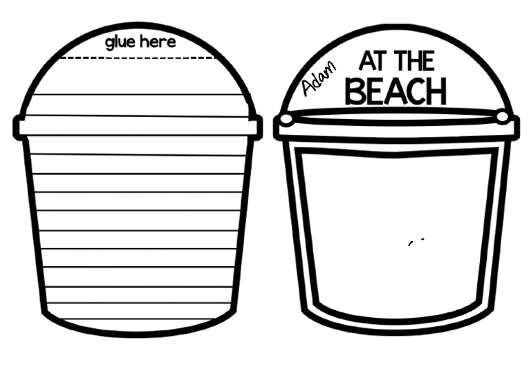 Year 2 at The Beach Bucket Writing | PDF