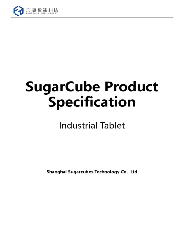 Industrial Tablet Specifications Guide | PDF | Tablet Computer ...