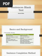 The Rotter Incomplete Sentences Blank | PDF | Psychology | Behavioural ...