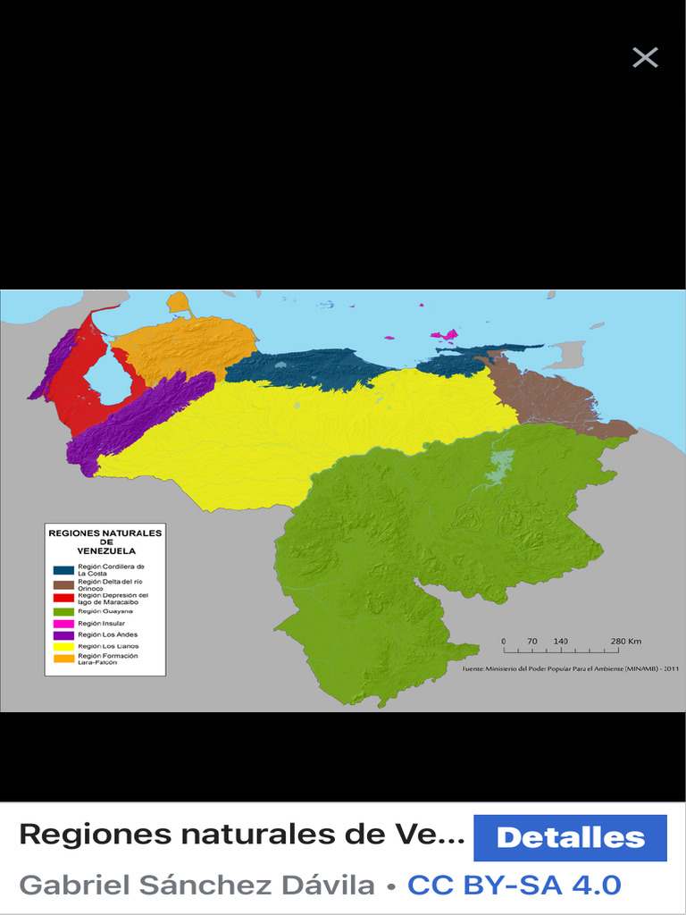 Regiones naturales de Venezuela - Wikipedia, la enciclopedia libre | PDF