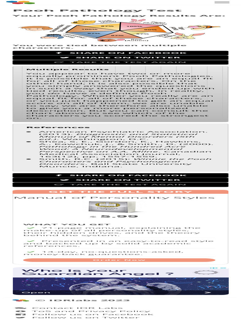 Pooh Pathology Test | PDF