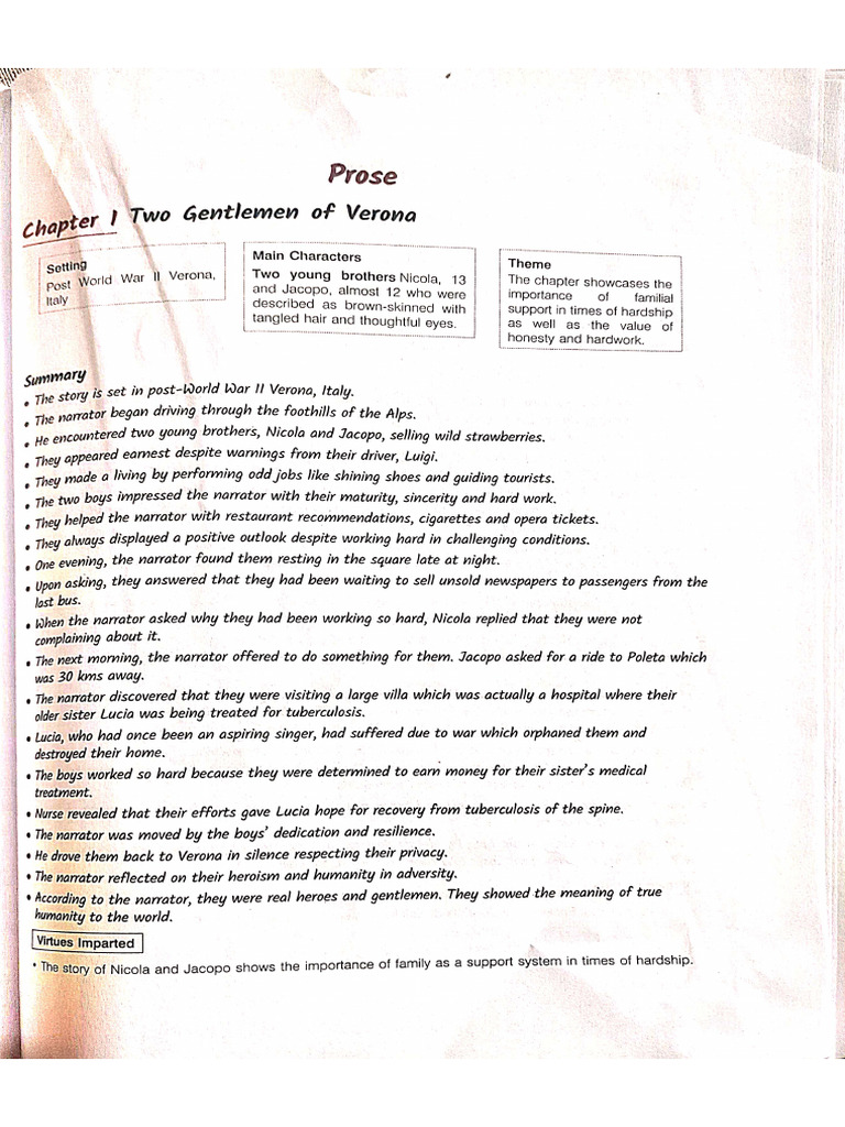 PROSE-1-5 English | PDF