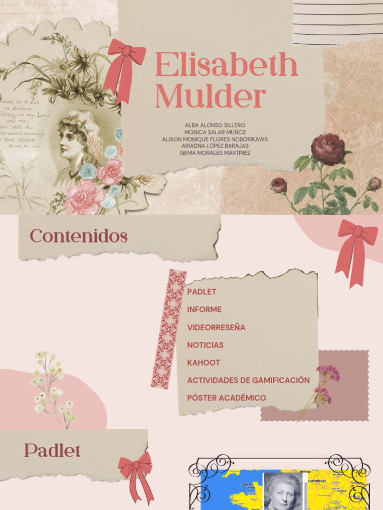 Presentación Elisabeth Mulder. | PDF | Escritura