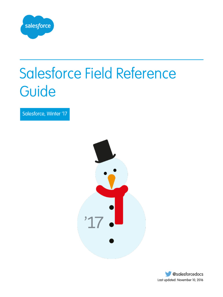 Salesforce Field Names Reference | PDF | Data Type | String (Computer ...