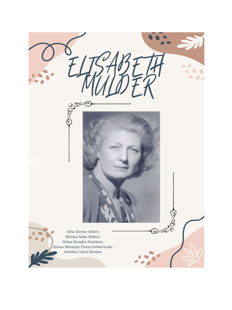 Elisabeth Mulder | PDF