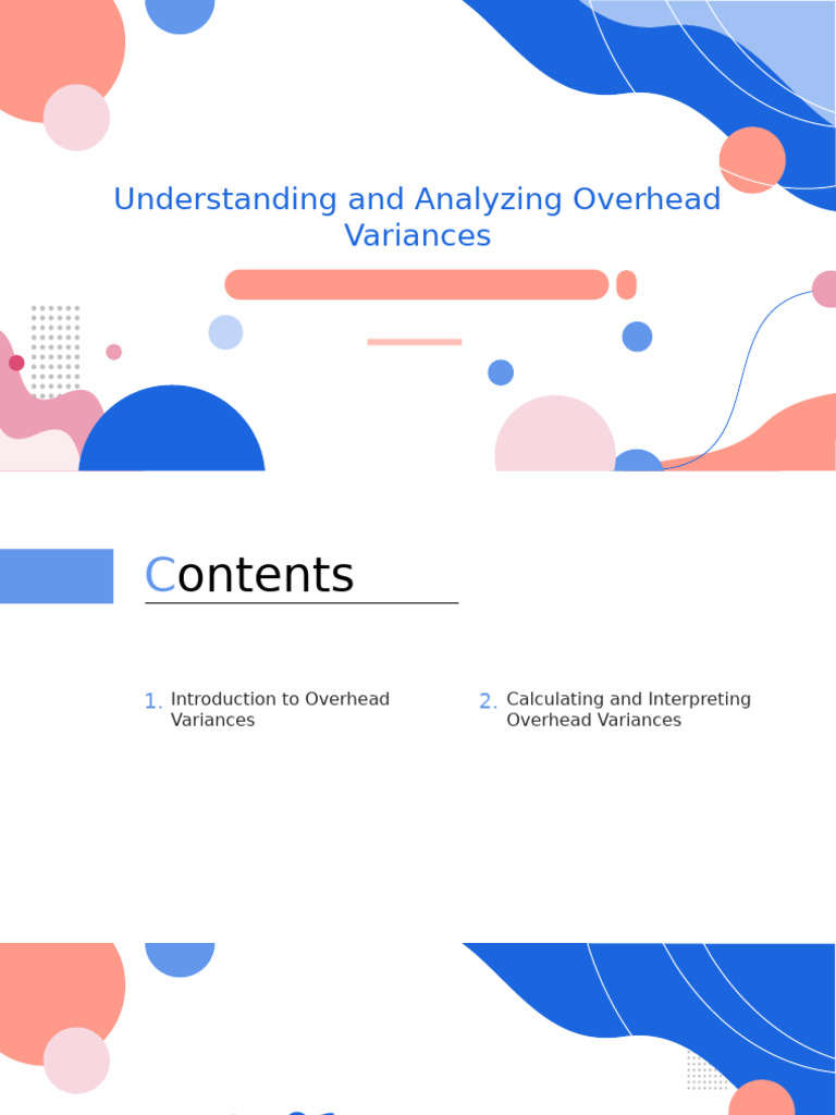 Understanding and Analyzing Overhead Variances | PDF | Variance | Cost Accounting