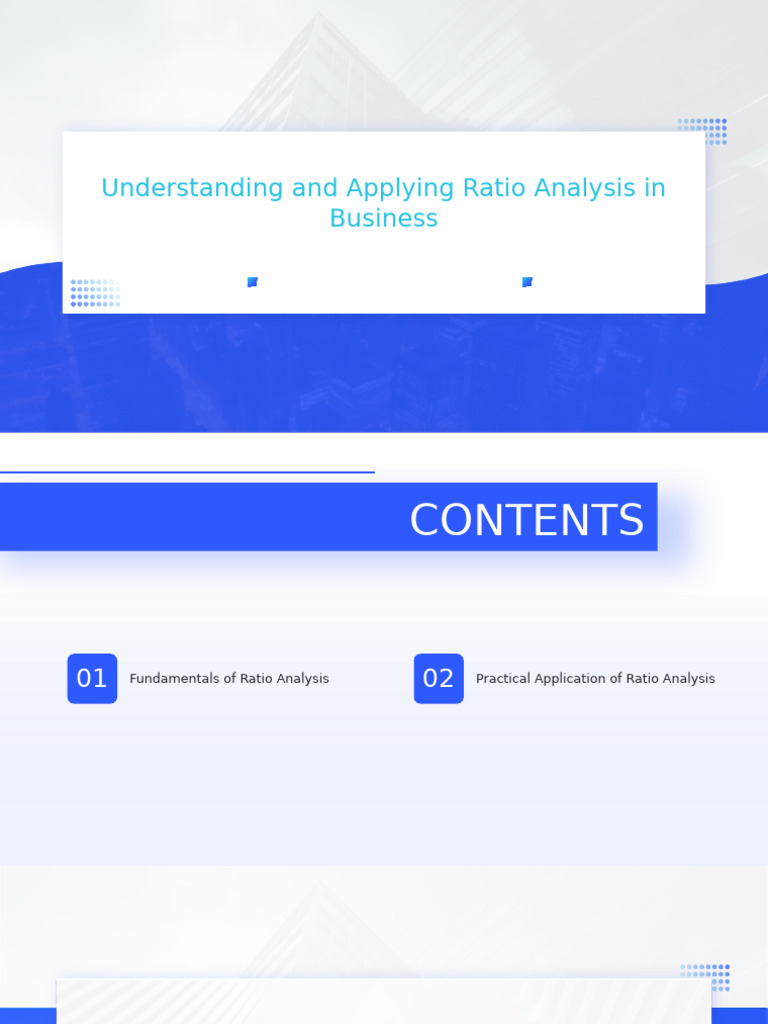 Understanding and Applying Ratio Analysis in Business | PDF | Leverage ...