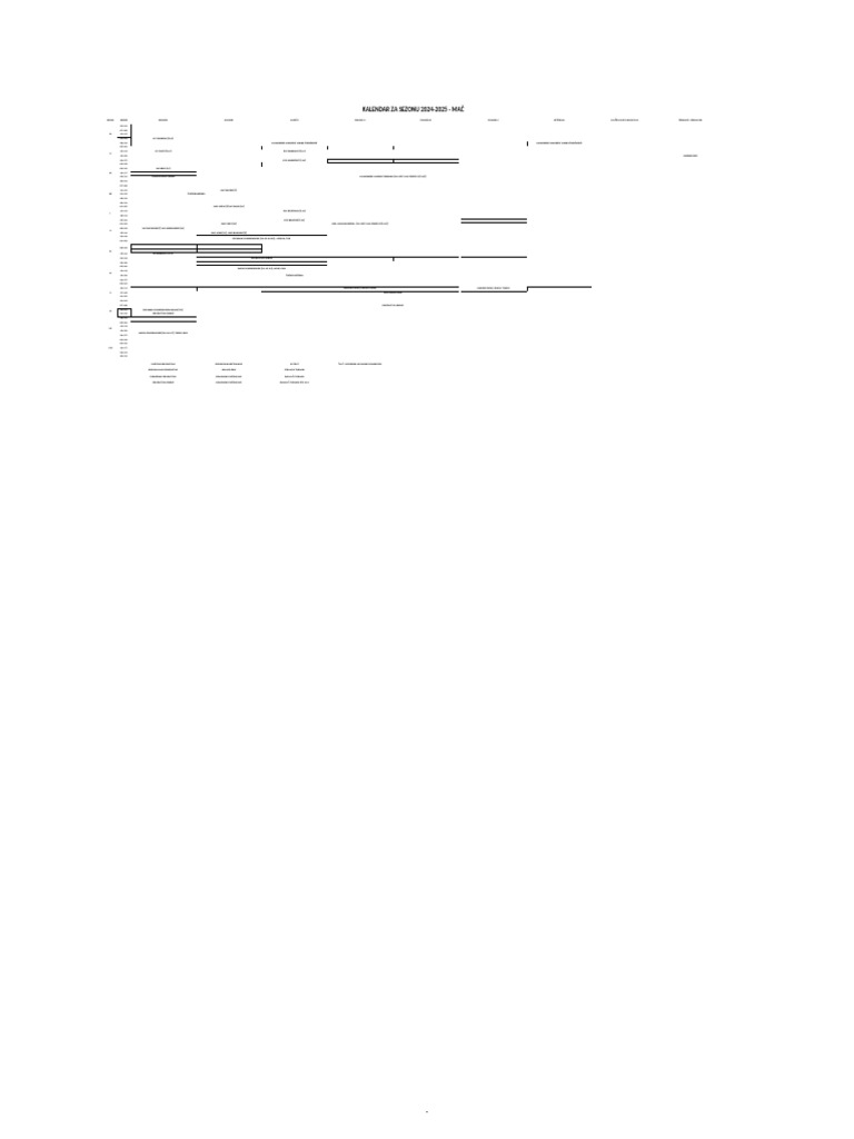 Kalendar MSS 2024 2025 | PDF