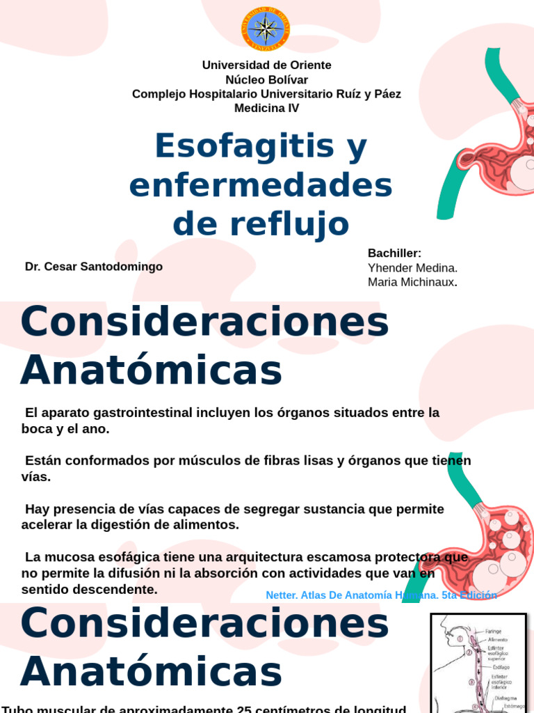 Esofagitis y Reflujo | PDF | La enfermedad por reflujo gastroesofágico | Especialidades Medicas