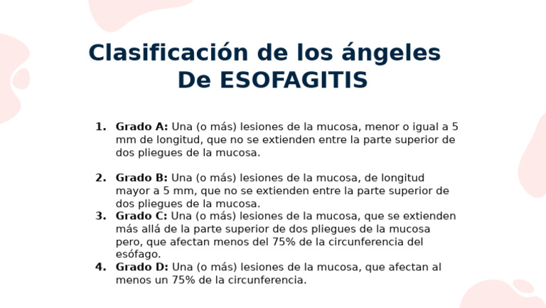 Clasificación de Esofagitis | PDF
