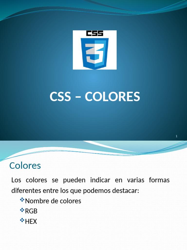 02_TEOR_13-CSS-COLORES_CAS_V3 | PDF