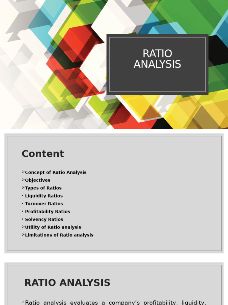 RATIO Analysis | PDF | Revenue | Debt