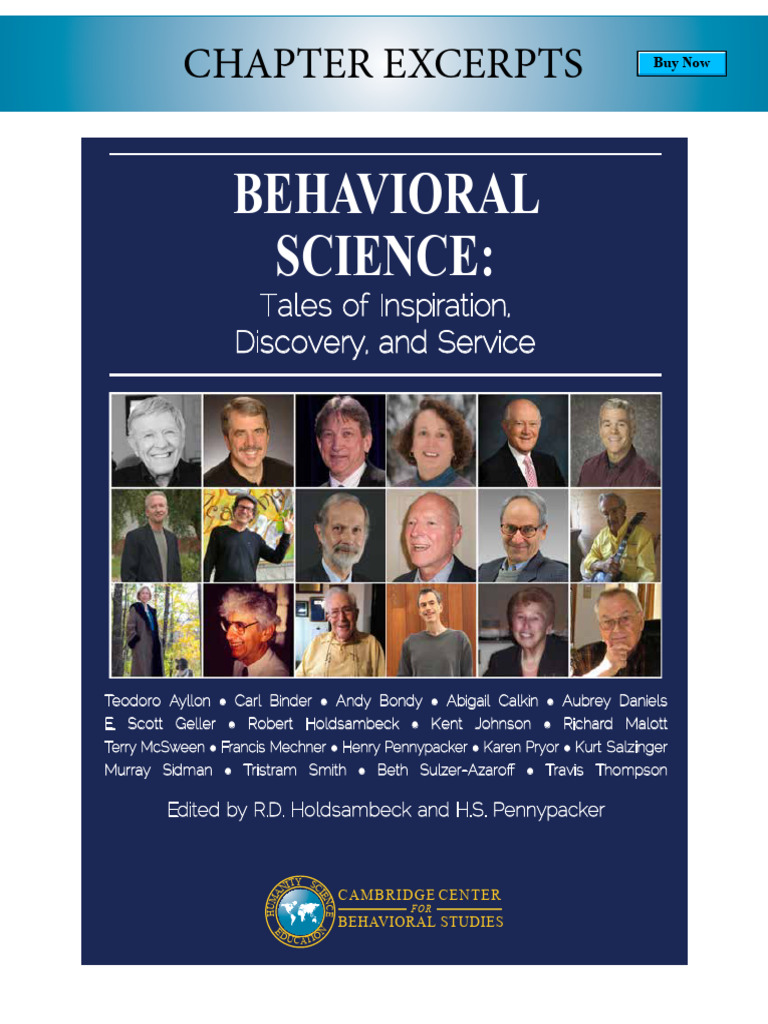 Behavioral Science:: Chapter Excerpts | PDF | Psychiatry | Psychotherapy