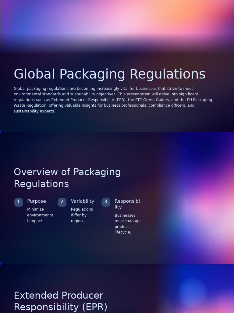 Global Packaging Compliance Insights | PDF | Sustainability ...