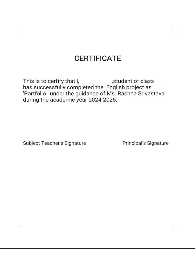 Certificate Pdf