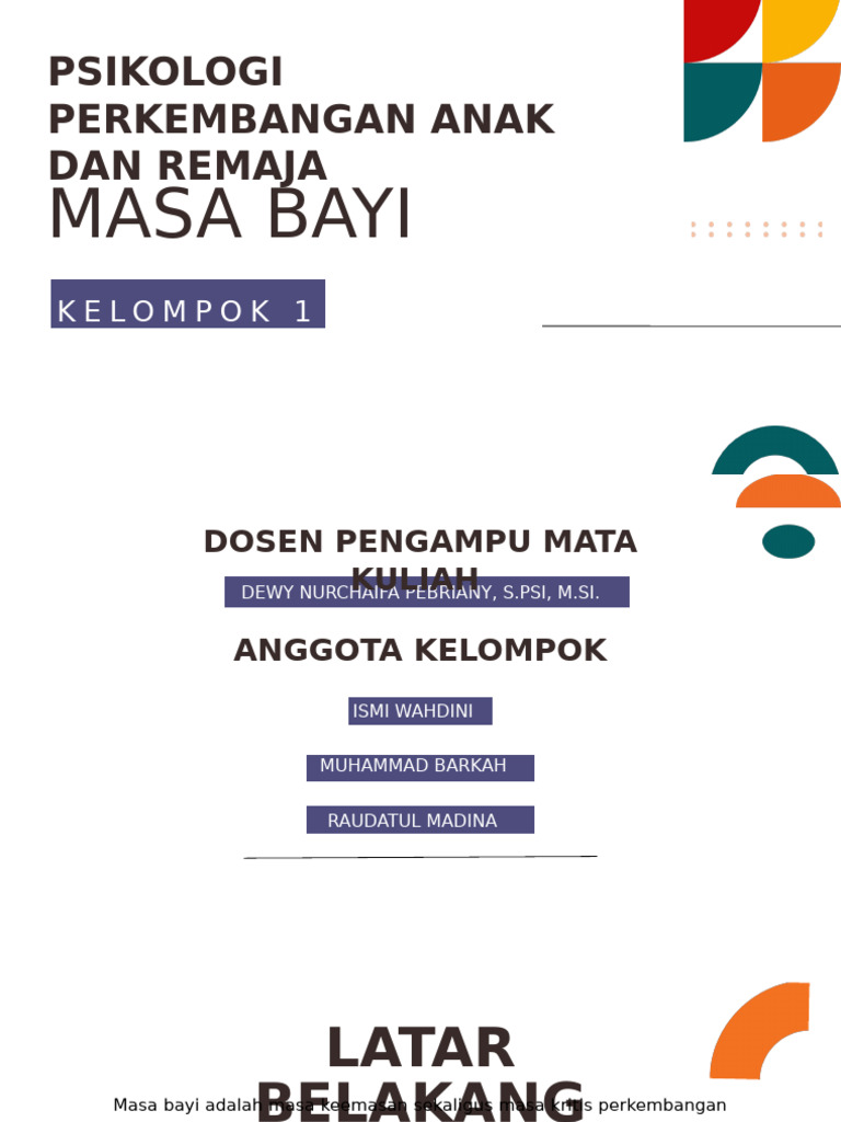 Kelompok 1 Psi Perkembangananak Dan Remaja | PDF
