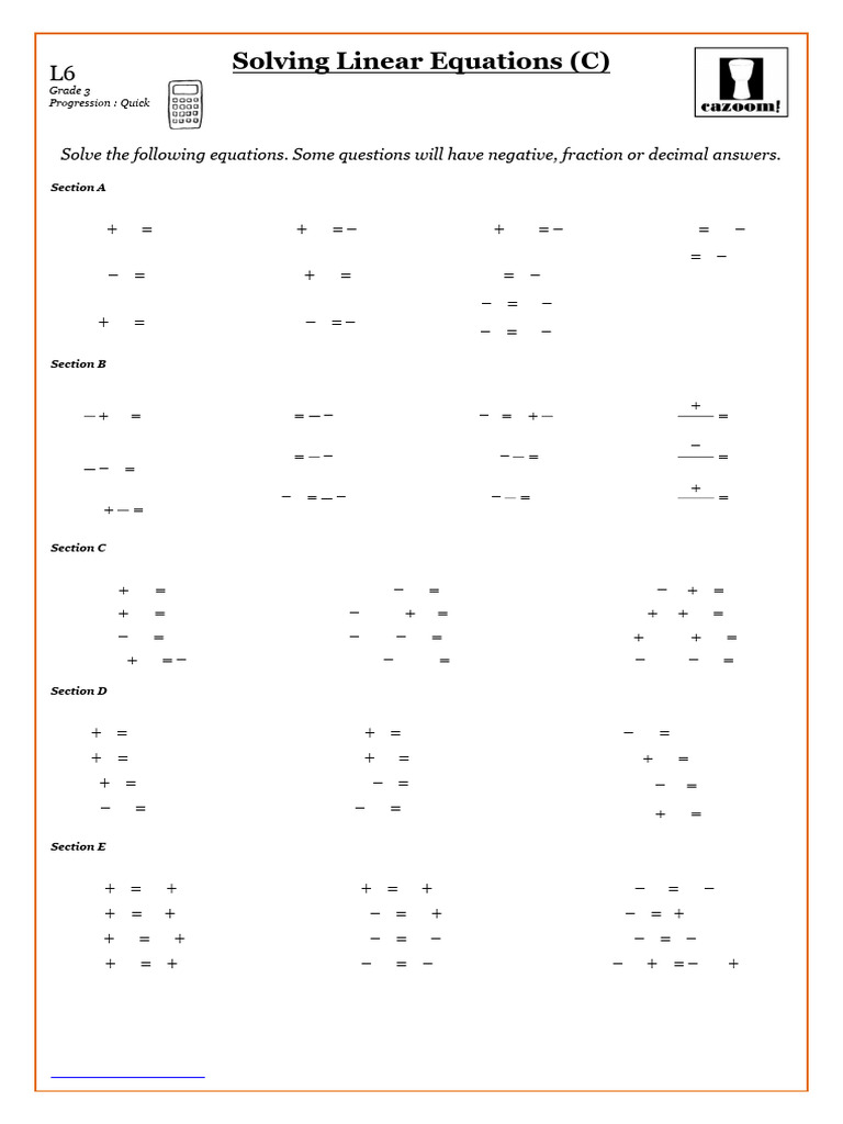 Solving Linear Fraction Equations | PDF | Equations | Algebra
