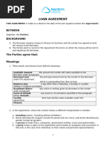 Notice of Drawdown Template | PDF