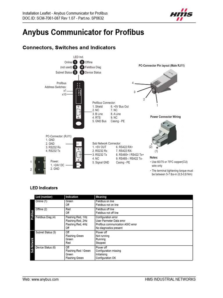 Anybus Communicator For Profibus | PDF | Computing | Computer Engineering