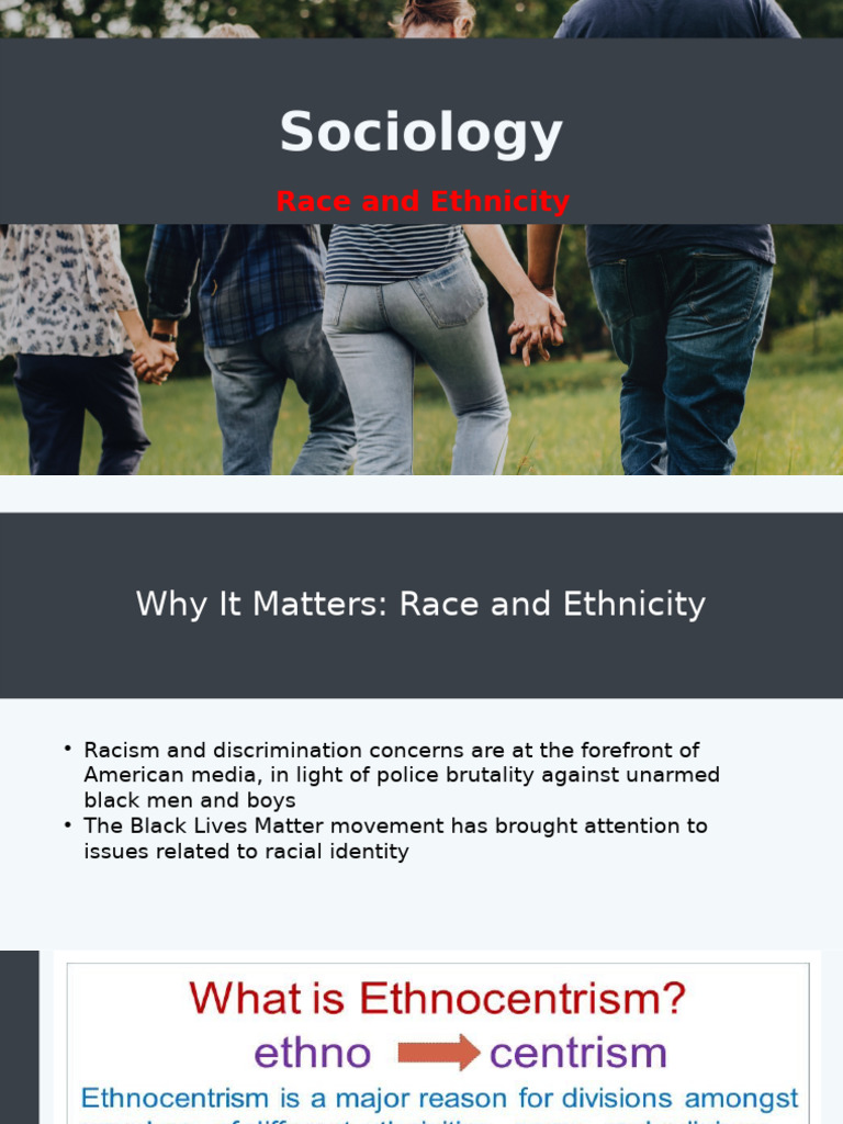 Lecture 4 Ethnocentrism, Culture | PDF | Racism | Discrimination & Race ...