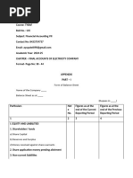 Financial Statements Format Schedule III | PDF | Income Statement | Expense
