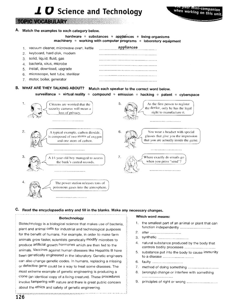 Vocab. Science and Technology. KEY | PDF | Security Hacker