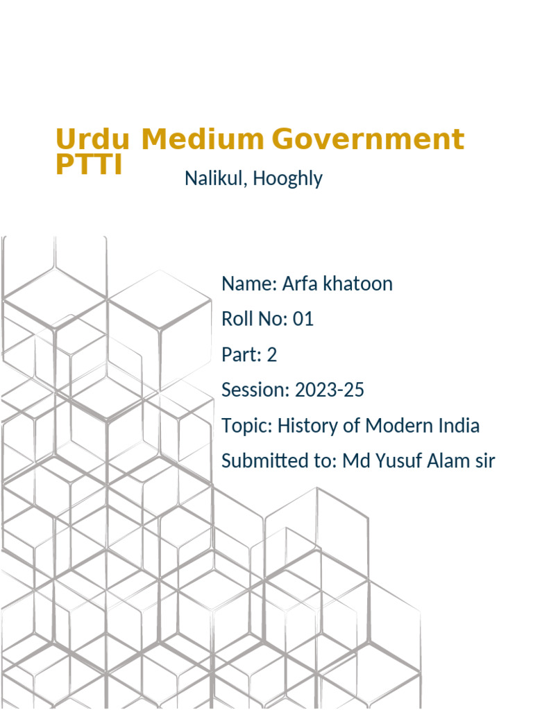 History of Morden India Final | PDF | Mahatma Gandhi | Indian Rebellion ...