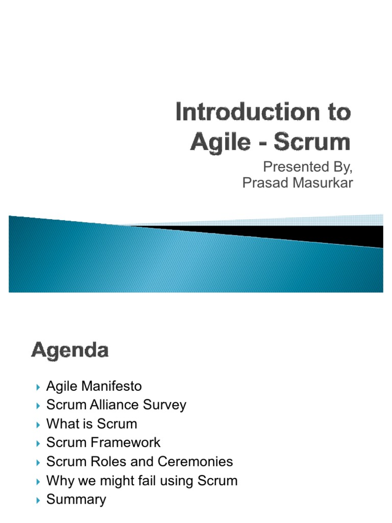 Agile Scrum Introduction | PDF