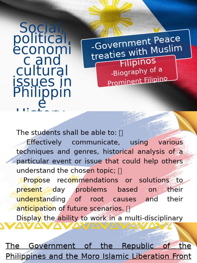 Philippine History: Key Issues & Figures | PDF | Philippines