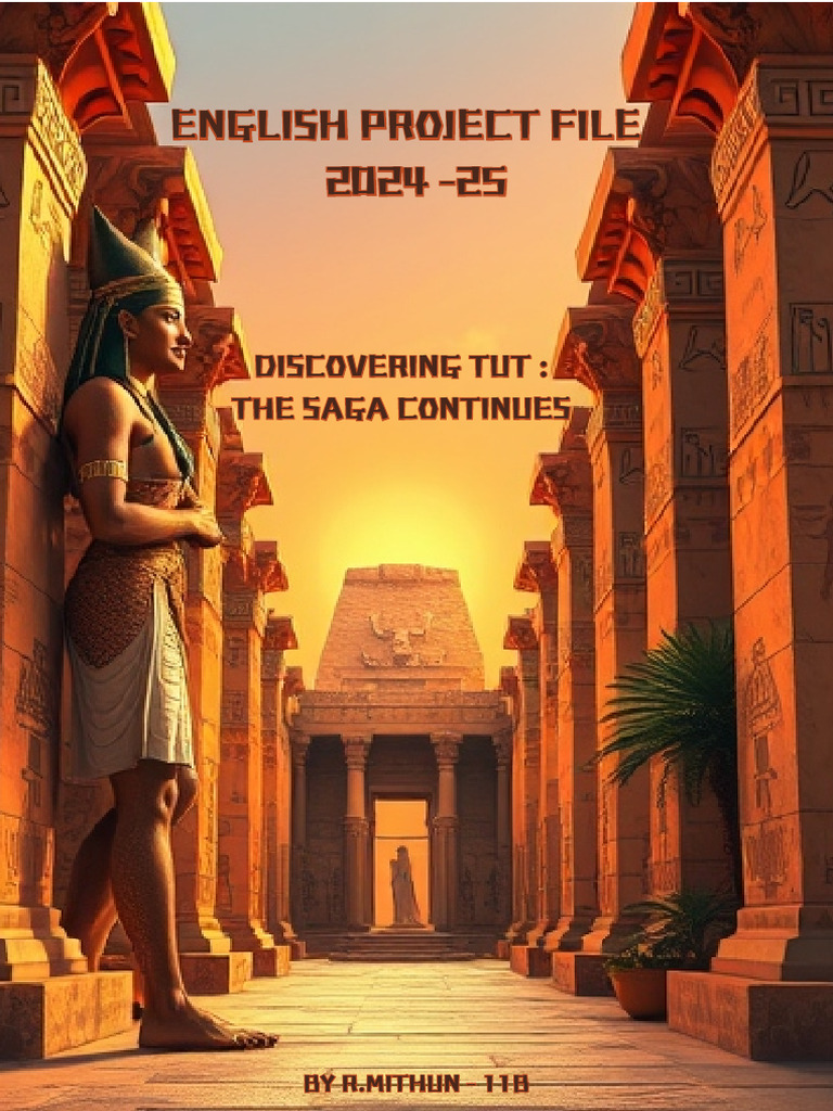 English Project File 2024 - 25 | PDF | Egyptian Pyramids | Ancient Egypt