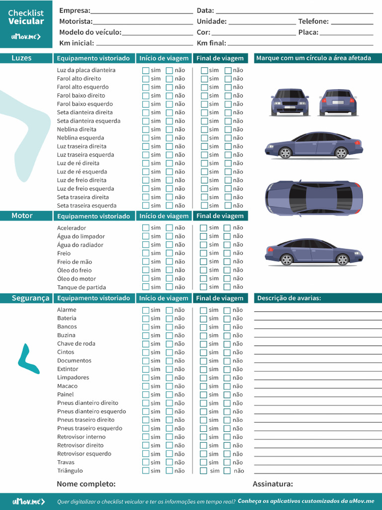 CHECKLIST MECANICO | PDF