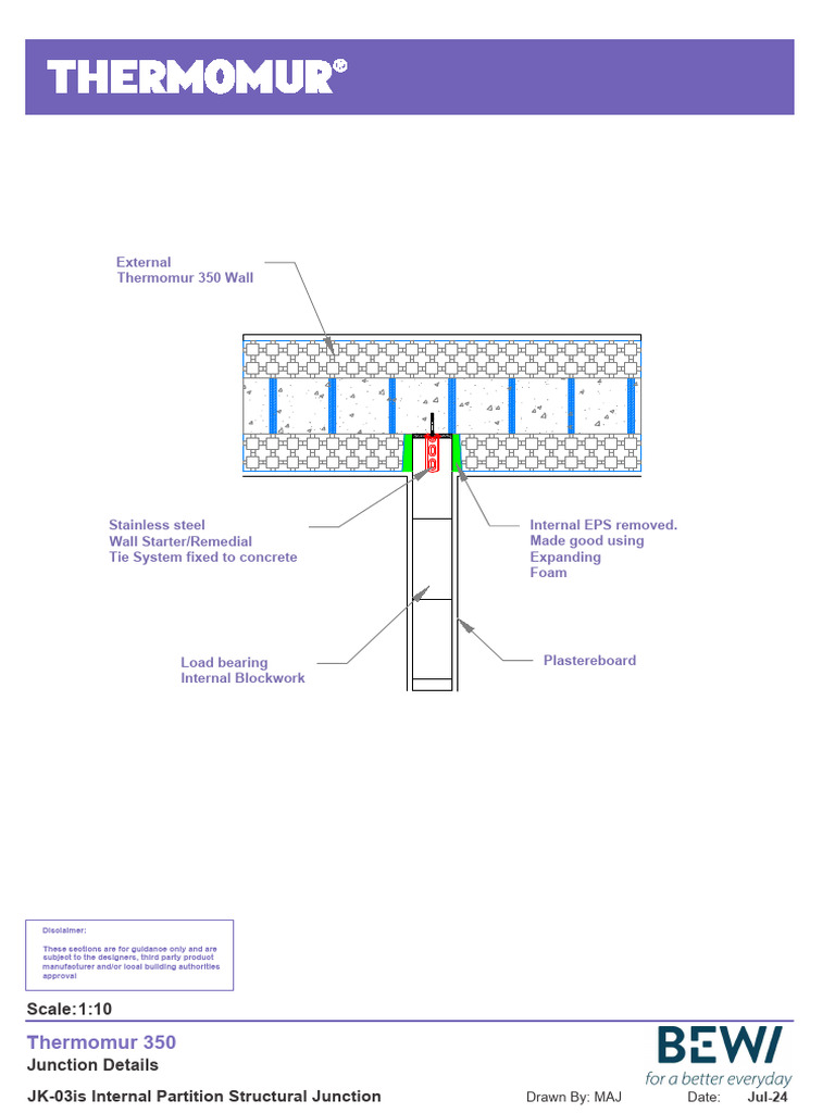 JK-03is Internal Partition Structural Junction | PDF