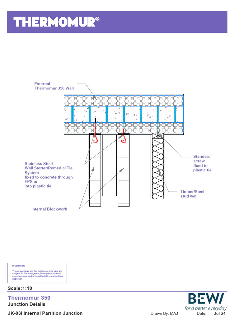 JK-03i Internal Partition Junction | PDF