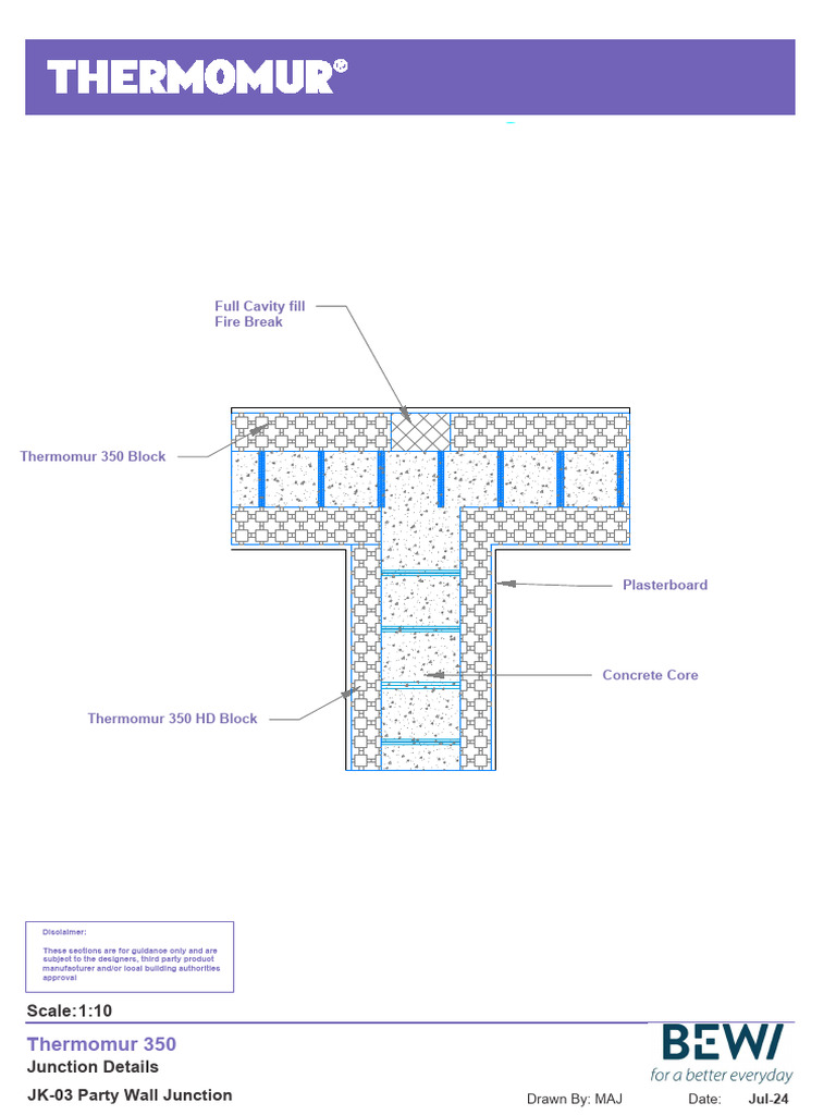 JK-03 Party Wall Junction | PDF