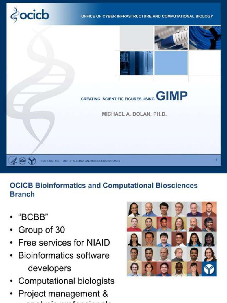 Lesson 14 Creating Scientific Figure Using GIMP | PDF