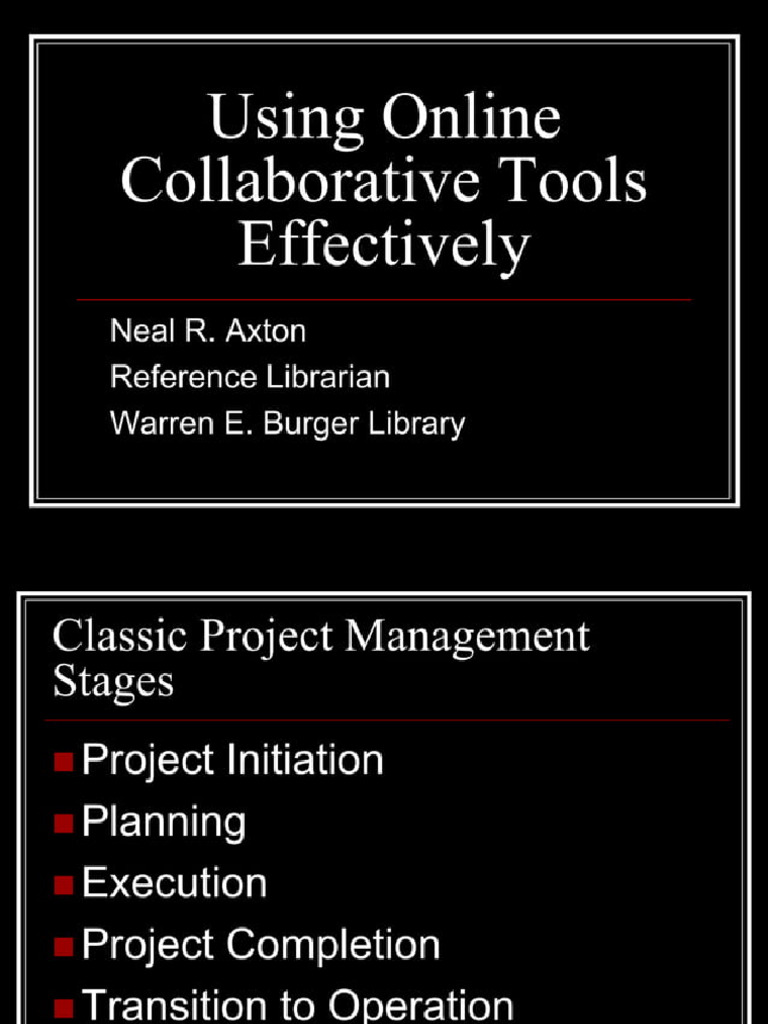 Lesson 25 Online Collaborative Tools Effectively | PDF