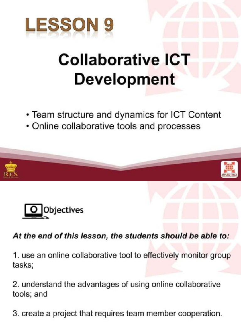 Lesson 24 Collaborative ICT Development | PDF