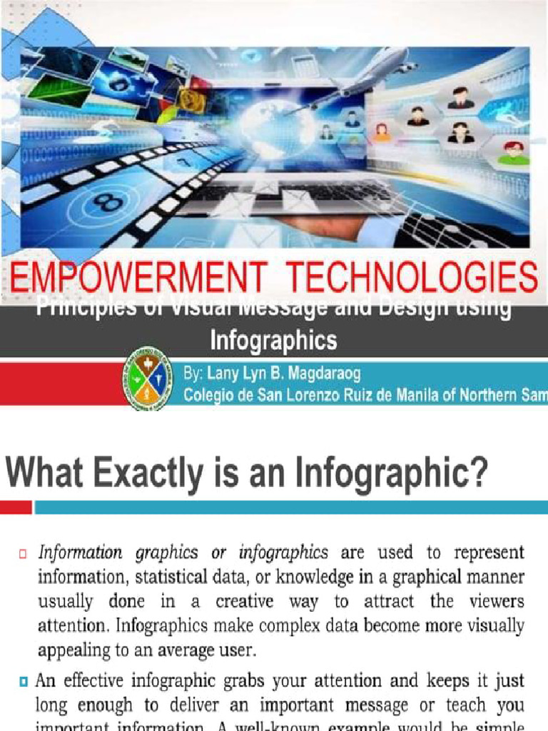 Lesson 7 Principles of Visual Message and Design Using Infographics | PDF