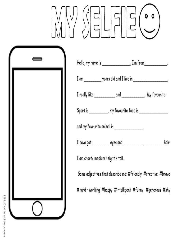 Kids' Self-Introduction Template | PDF