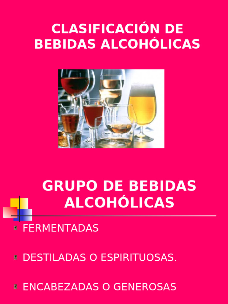 Clasificacion Bebidas Alcoholicas | PDF