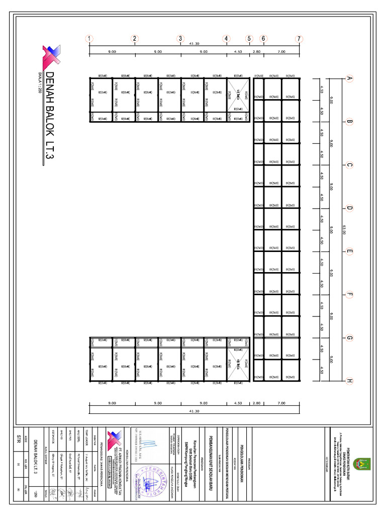 060 - Denah Balok LT3 | PDF