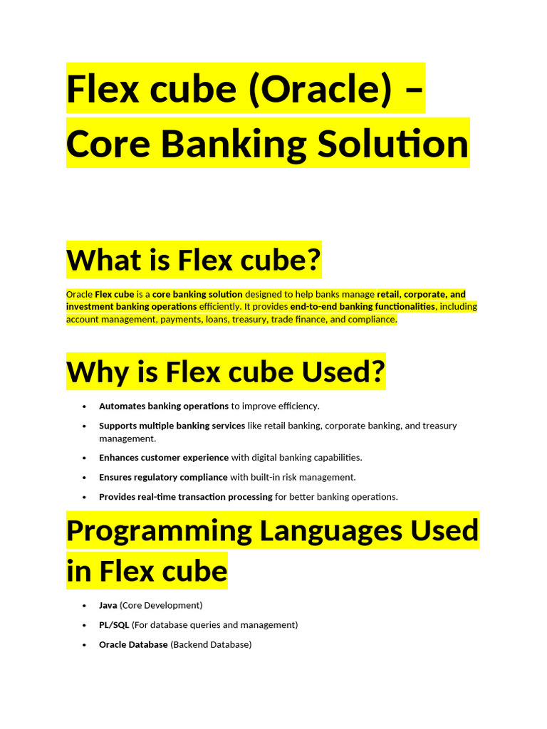 Flex Cube | PDF