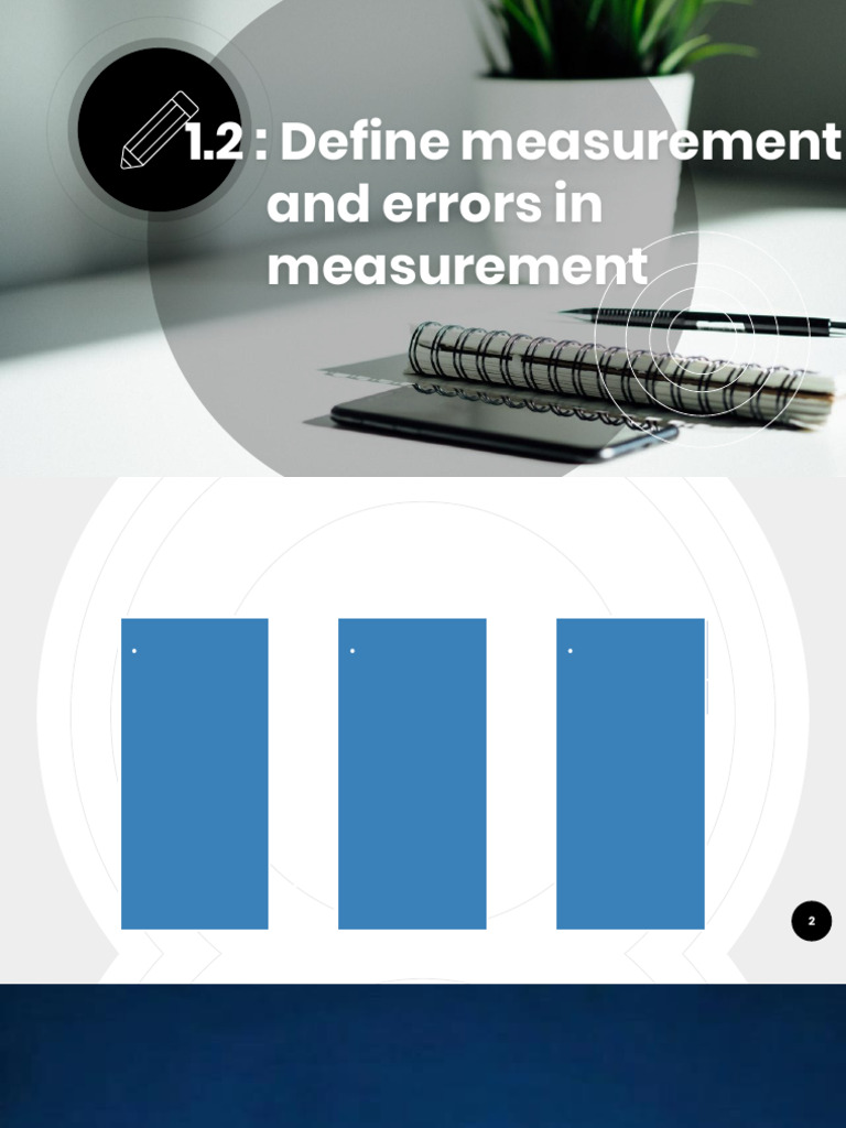 Bab 1.2 Define Measurement and Error in Measurement | PDF | Measurement ...