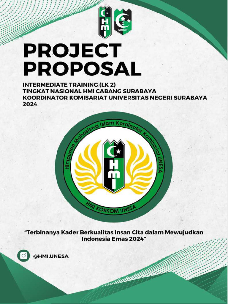 Terbaru-proposal Training Raya Lk 2 Hmi Korkom Unesa 2024 | PDF