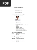 Curriculum Vitae | PDF | Tagalog Language | Philippines