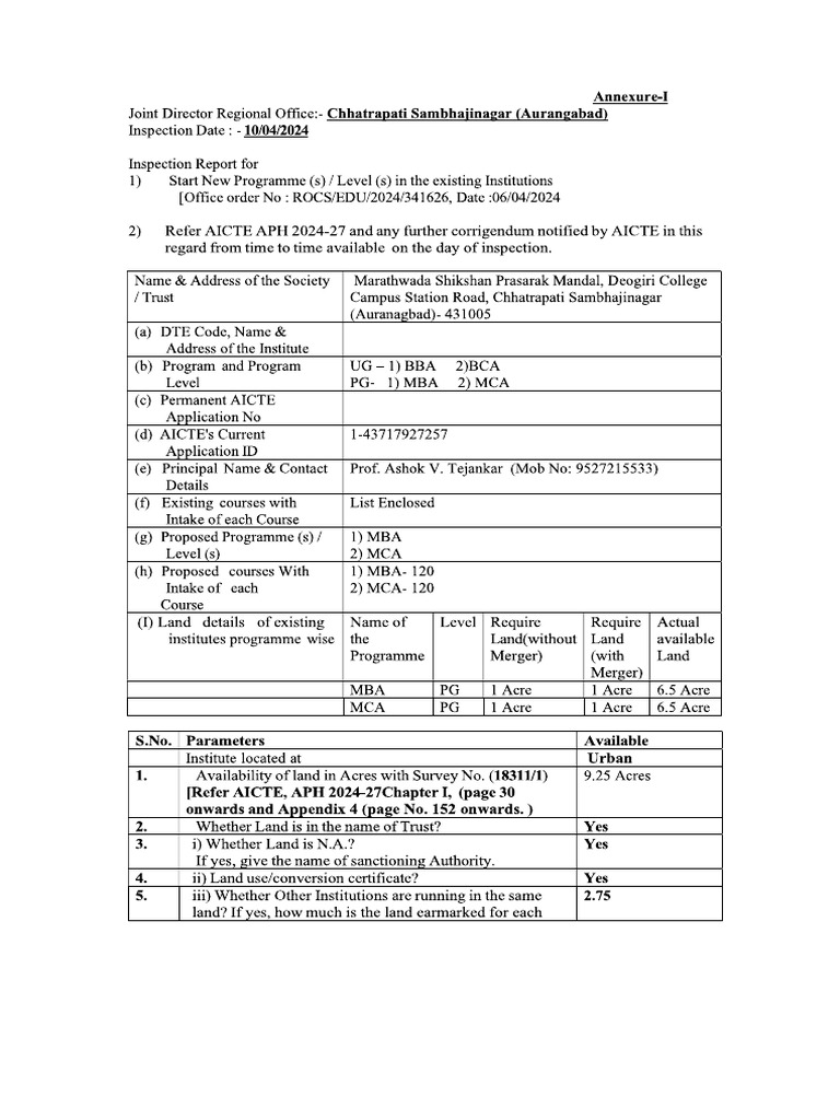Annexure 1 | PDF
